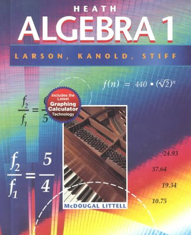 Amazon.com: Algebra 1: 9780618041602: Roland Larson, Timothy Kanold ...