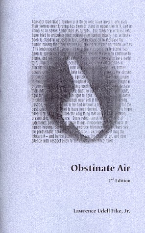 Obstinate Air: Poems On Beating The Wind : Jr., Lawrence Udell Fike ...