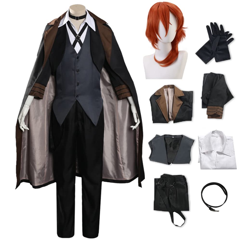 Amazon.com: Hieeimu Nakahara Chuuya Cosplay Costume Dazai Osamu Cosplay ...