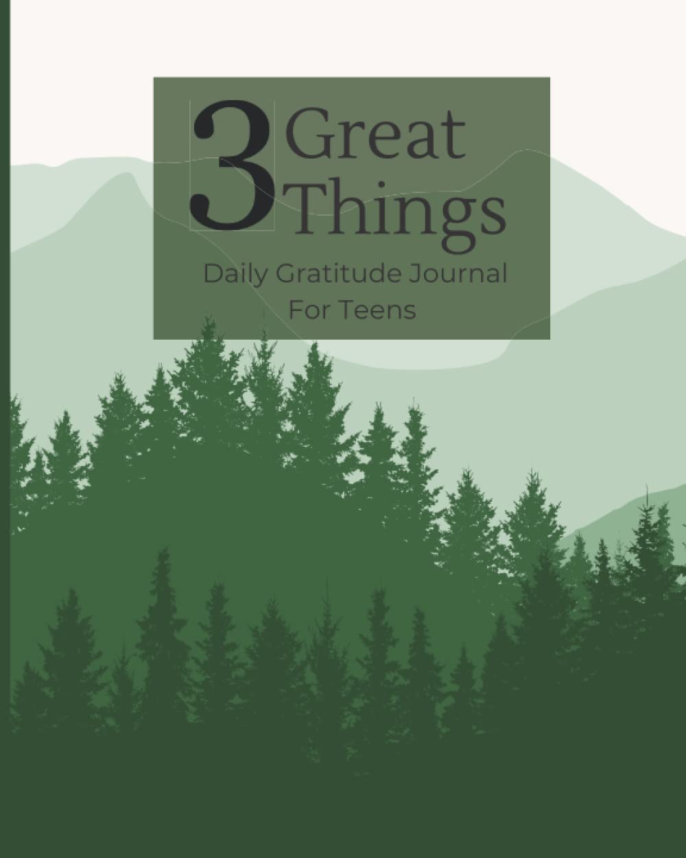 3 Great Things Daily Gratitude Journal For Teen Boys | A Daily Journal ...