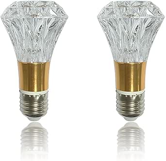 Brigligh 2 Pcs 5W E26 Decorative LED Bulb, 85-265V Wide Voltage, 3000K ...
