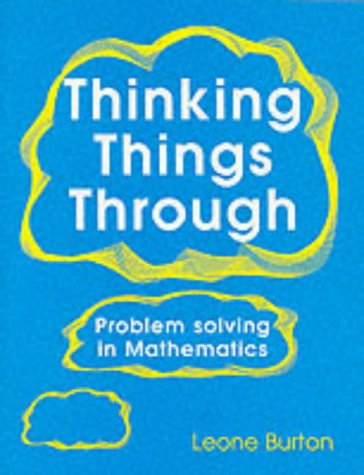 Thinking Things Through : Problem Solving in Mathematics: 9781898255062 ...