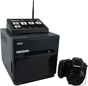 DNP ID Photo Printer System with FZ-80 Camera and Wireless LCD Console ...