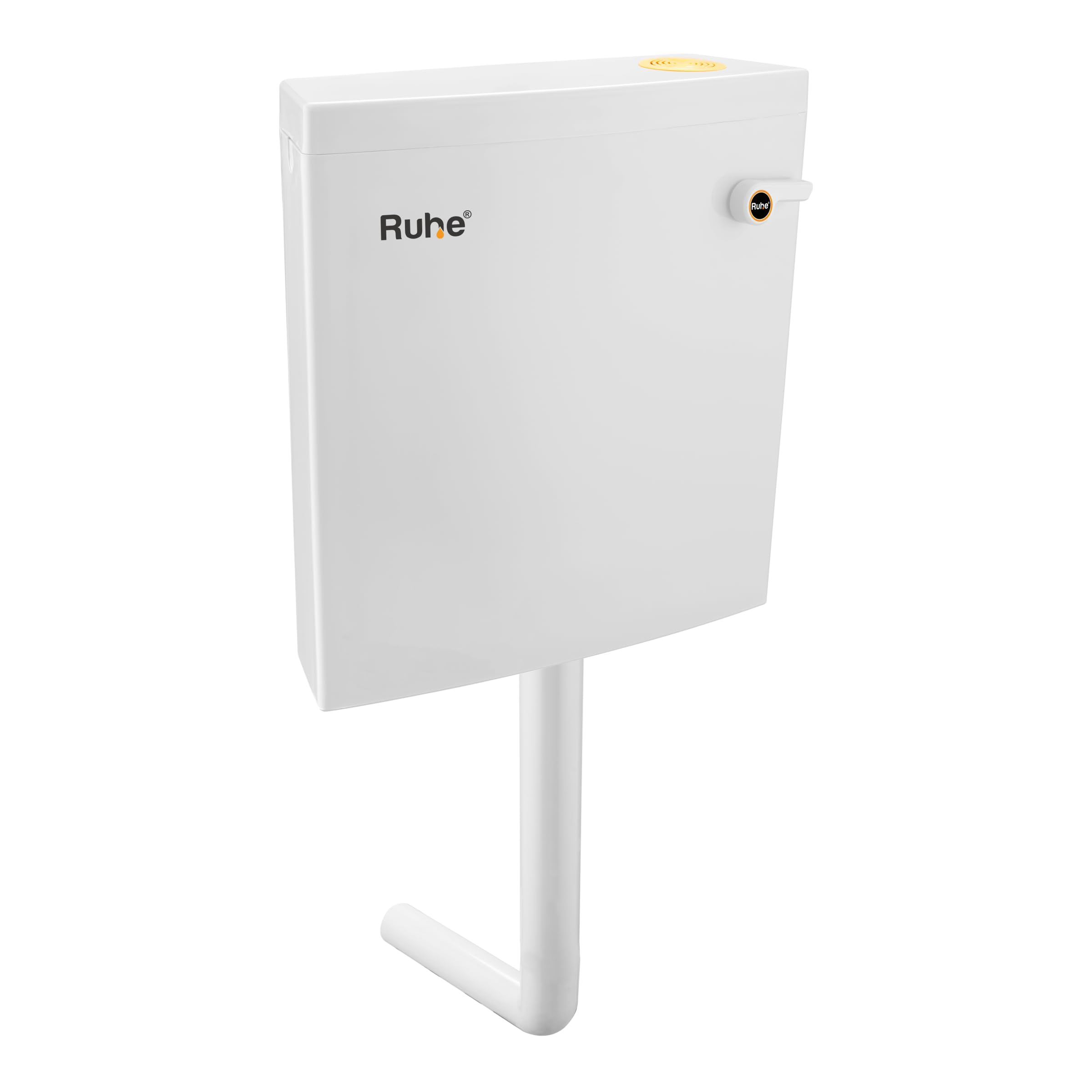 Ruhe® Flushing Wall Hung Cistern 8.5 LTR Capacity | White Toilet Flush ...