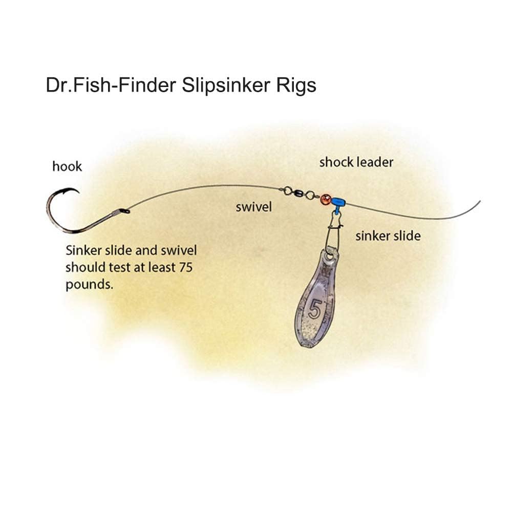 Snapklik.com : Sinker Slides, 100 Pack Sliding Swivels Fishing Line ...