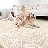 Amazon.com: Large Living Room Area Rug 8x10 - Machine Washable Vintage ...