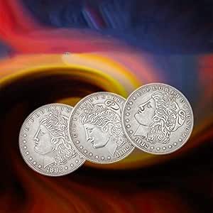 Amazon.com: SUMAG Mighty Power Coin (Morgan Dollar) Magic Magic Tricks Coin Transfer Move ...