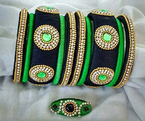 Black Traditional Bangles : Amazon.in: Jewellery