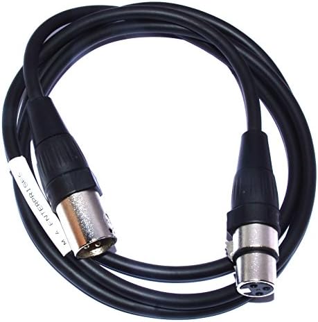 MA XLR Male To Female Cable 3 pin Microphone Mic extension Balanced ...