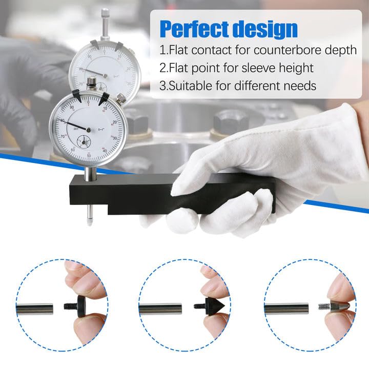 Height Gauge Winsgor 6434 Sleeve Height And Counter Bore Gauge For All ...