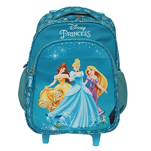 NOVEX Disney 16 Inch Original Princess Kids Backpack Trolley Bag with 2 ...
