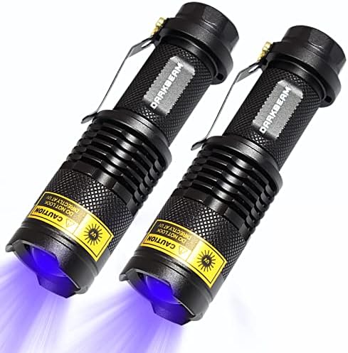 Kobra Black Light Flashlight 100 LED Lamp and Blacklight for Home ...