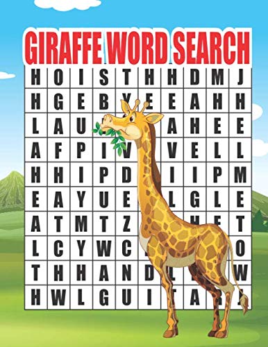 Amazon.com: Giraffe Word Search: Word Searches Puzzle Book To Improve ...