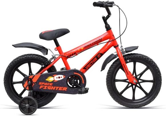 Buy VECTOR 91 Space Fighter 16T Red Single Speed 10.5 Inch Frame Rigid ...