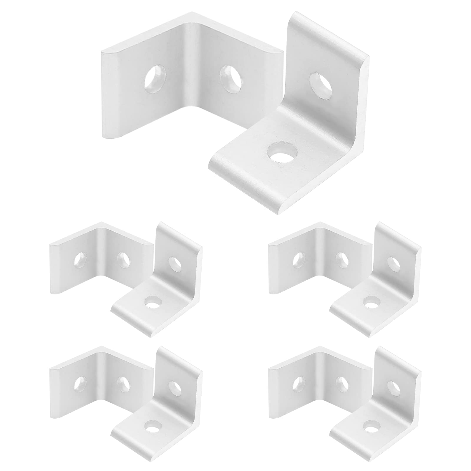Amazon.com: Qjaiune 10Pcs 4040 Inside Corner Bracket Gusset, Silver ...