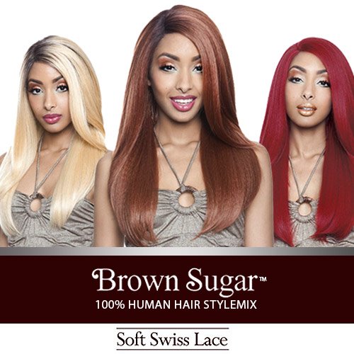 Amazon.com : ISIS BROWN SUGAR Human Blended Lace Front Wig - BS202 (# ...