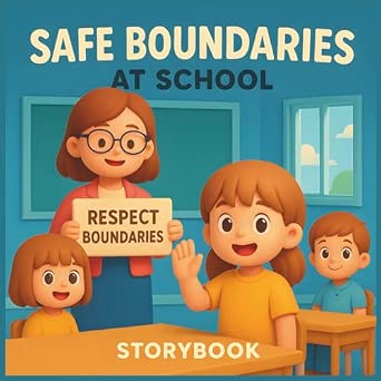 Safe Boundaries at School Coloring Storybook for Kids: Learn Personal ...