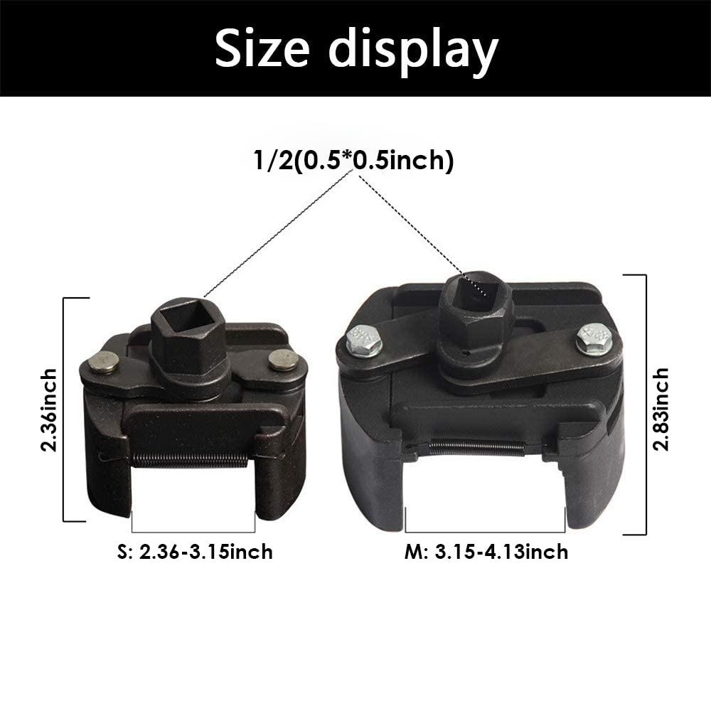Snapklik.com : DEDC Adjustable Oil Filter Wrench, Filter Housing ...