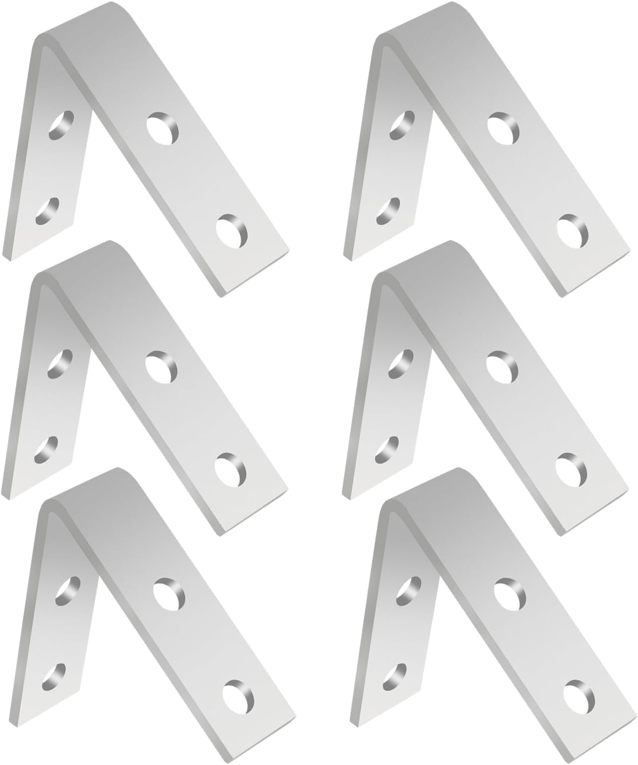 Amazon.com: 6 Pack 30 Degree Angular Fitting, 2 Hole Strut Corner ...