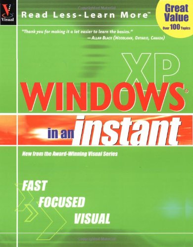 Windows Xp in an Instant (Visual Read Less, Learn More): Maran, Ruth ...