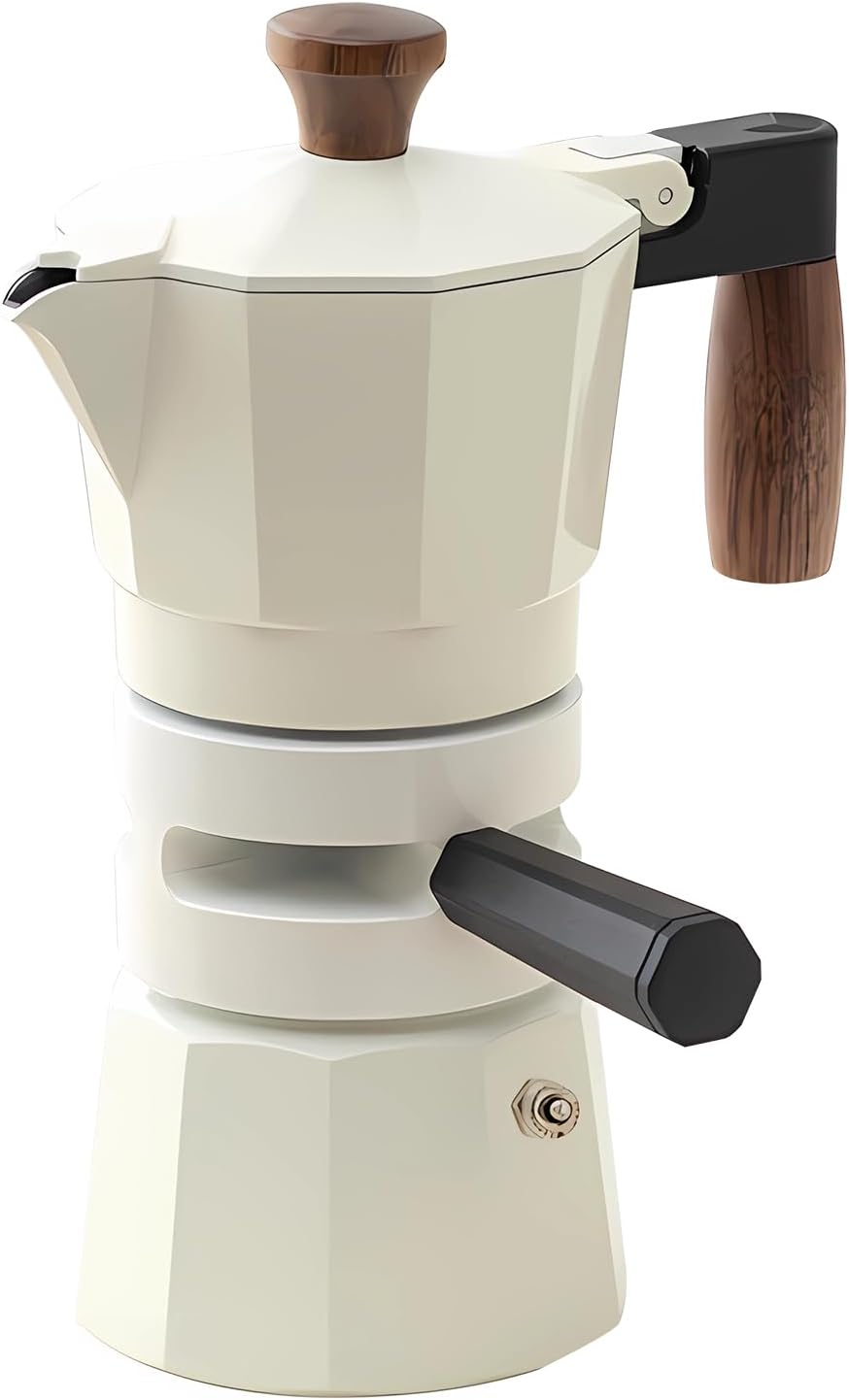 Amazon.com: ShanSon Moka Pot 150ML/3 Cup Stovetop Espresso Maker with ...