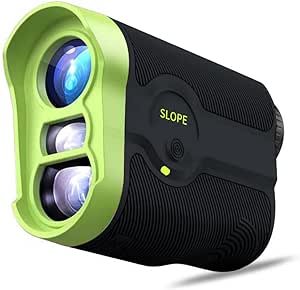 REVASRI Golf Laser Rangefinder with Magnet, Slope Switch (Indicator Light), Flagpole Lock and ...