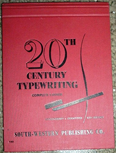 20th century typewriting : complete course: Books - Amazon.ca