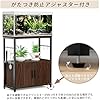 Amazon.co.jp: DEWEL 水槽台 60cm 水槽 台 ラック 棚 スタンド キャビネット/配線溝付 水槽棚 総耐荷重約200kg 面取り加工 水槽ラック 60cm水槽用 フック ...