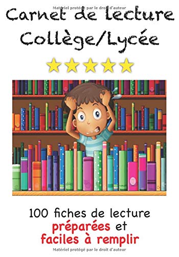Buy Carnet de lecture Collège Lycée: Suivi des livres lus pour la ...