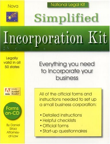 Simplified Incorporation Kit: Everything You Need to Incorporate Your ...
