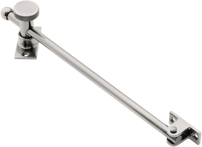 10" Solid Brass Casement Stay With Knurled Knob, In 7 Finishes - Window ...