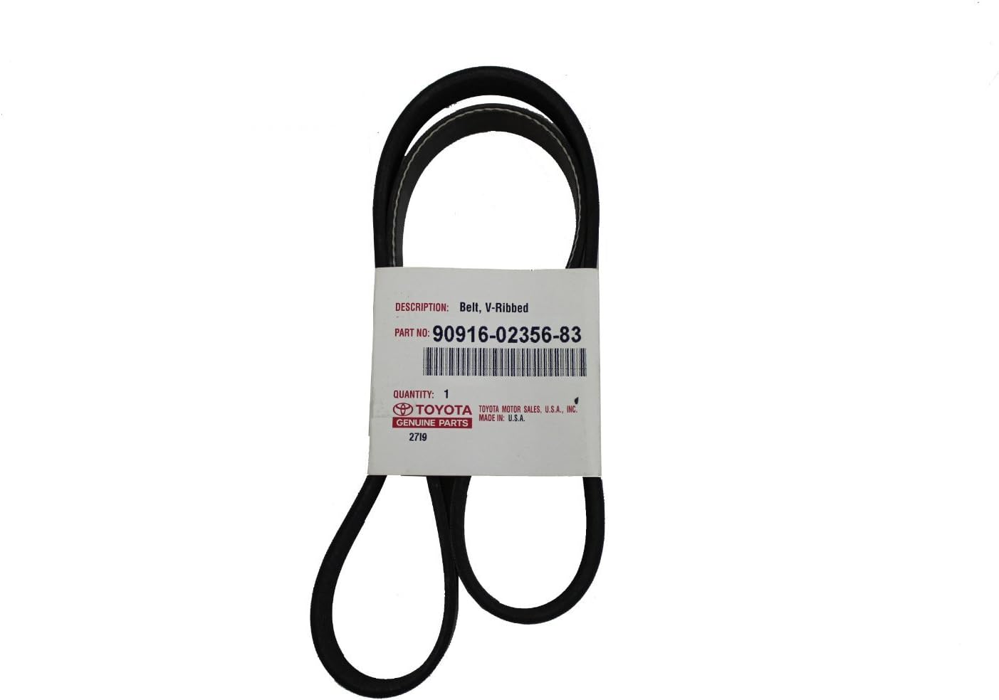 Amazon.com: Genuine Toyota 90916-A2001 Alternator and Fan Belt : Automotive