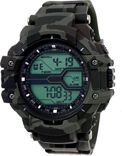 hala Digital Men's Watch (Green Dial Green Colored Strap) : Amazon.in ...