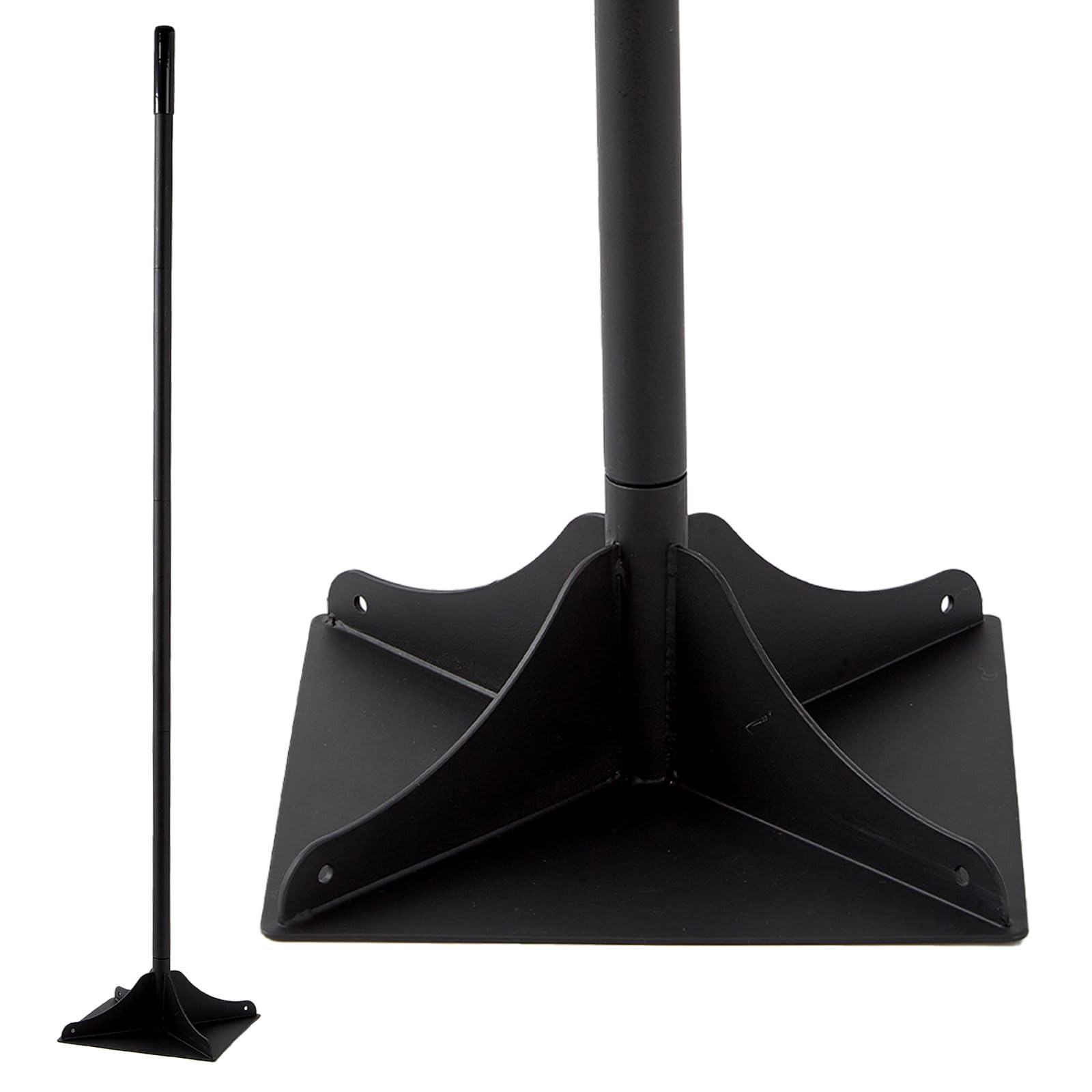 redder 10 x 10in Garden Ground Tamper with 48 inch Steel Handle, Heavy ...