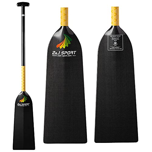 Buy Z&J SPORT Dragon Boat Paddle Carbon Fiber with T Handle, IDBF ...