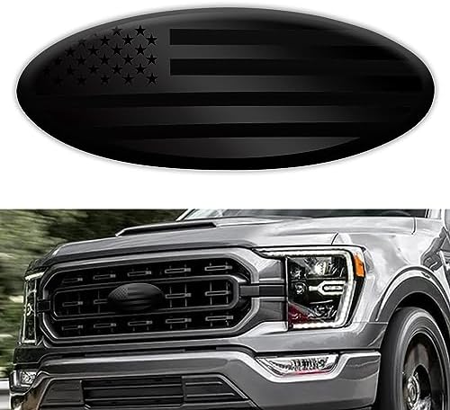 Amazon.com: PVOTAWP Overlay Emblem Fit for Ford, 9 Inch Front Grille ...