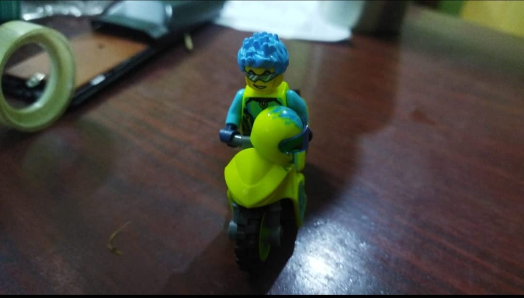 LEGO City Cyber Stunt Bike 60358 Building Toy Set (13 Pcs),Multicolor ...