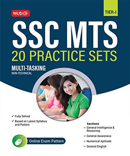 Buy SSC MTS 20 Practice Sets Book Online at Low Prices in India | SSC ...