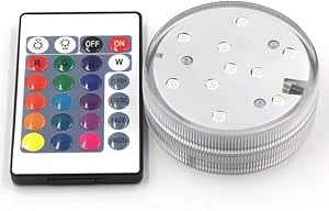 Amazon.com: Hookah Led Light 16 Colors RGB Led Light with Remote Controlled 3AAA Battery ...