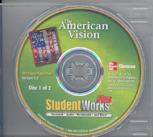 Amazon.com: The American Vision, StudentWorks™ Plus CD-ROM ...
