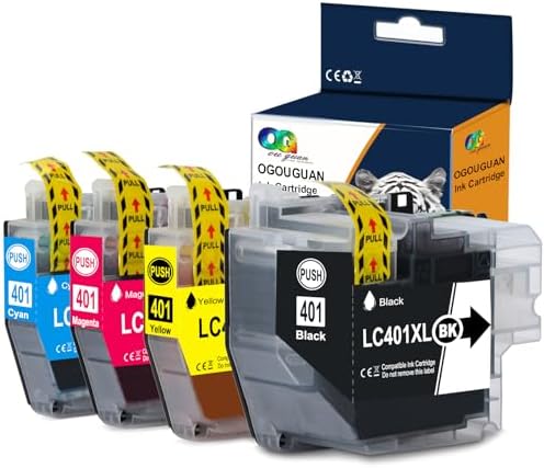 Amazon.com: LC401XL LC401 MFC-J1010DW Ink Cartridges for Brother ...