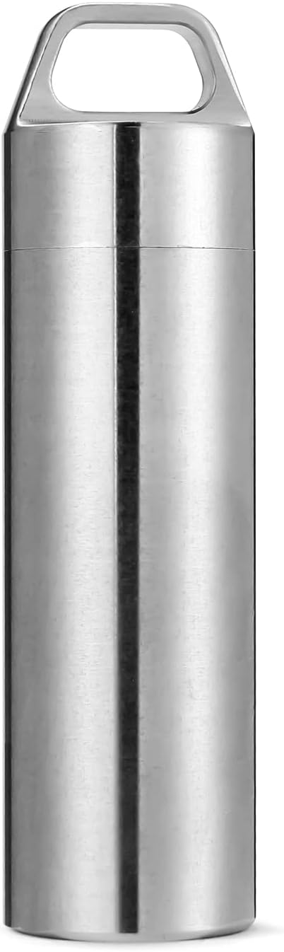 Amazon.com: ZXLLM Portable Pill Case Keychain Pill Holder,Waterproof ...