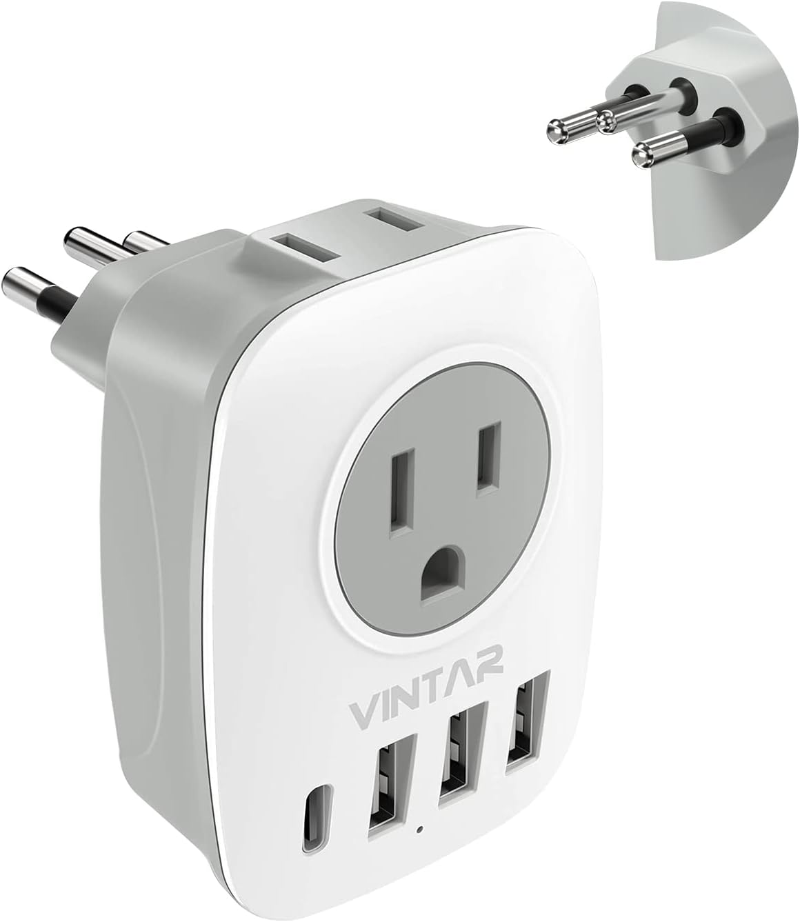 Amazon.com: United States to Brazil Travel Power Adapter to Connect ...