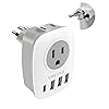 Amazon.com: Brazil Power Adapter, Outlet Adapter for Brazil with 3 ...