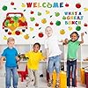 Amazon.com: JarThenaAMCS 94Pcs Back to School 3D Apples Bulletin Board ...