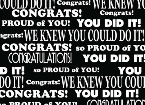 Amazon.com: Congrats! You Did It: Graduation Guest Book/Sign In or ...