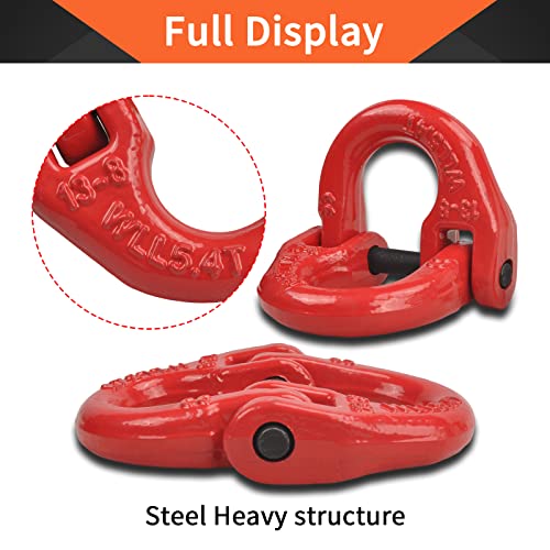 Snapklik.com : TBAPFS 1/2 Grade 80 Alloy Steel Hammerlock Coupling Link ...