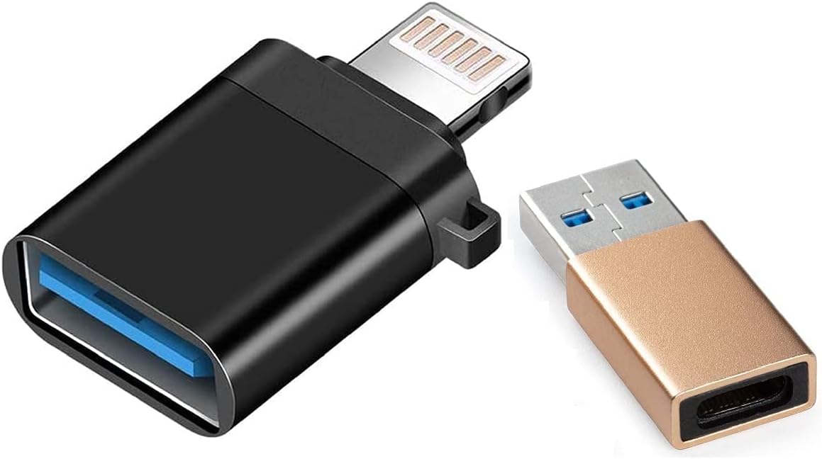 STRIFF OTG Compatible with iPhone/ipad, Lightning OTG Pendrive Adapter ...