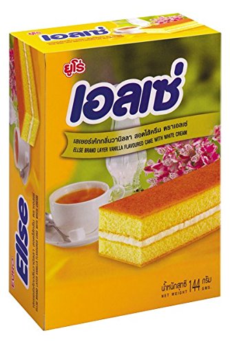 Amazon.com: Euro Ellse Layer Vanilla Flavoured Cake with White Cream ...