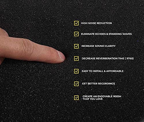 Snapklik.com : YDHTDLHC 52 Pack Acoustic Panels Studio Foam 12X12 X1 ...